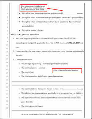 Renewing an LPS Conservatorship - Sacramento County Public Law Library