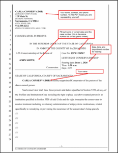 Renewing an LPS Conservatorship - Sacramento County Public Law Library