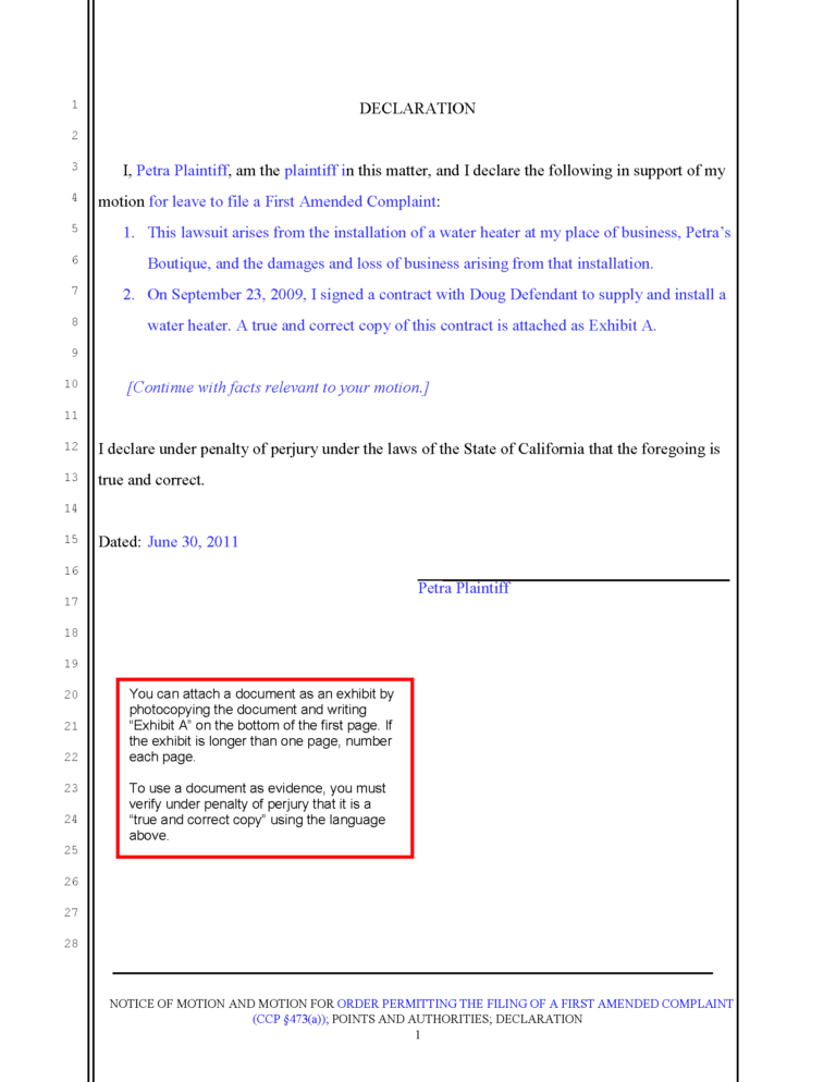 Motions in Civil Cases - Sacramento County Public Law Library