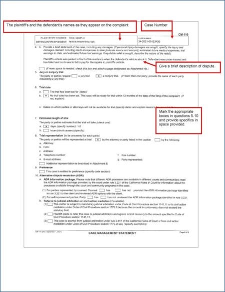 Case Management Statement and Case Management Conferences - Sacramento ...