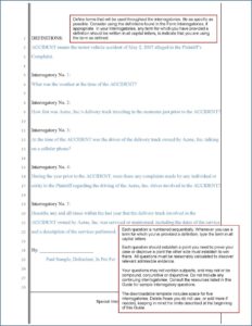 Discovery: Special Interrogatories - Sacramento County Public Law Library