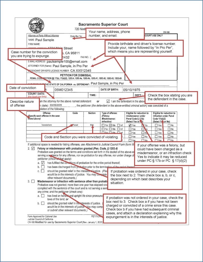 Expungement (Cleaning up a Criminal Record): Understanding Sacramento ...