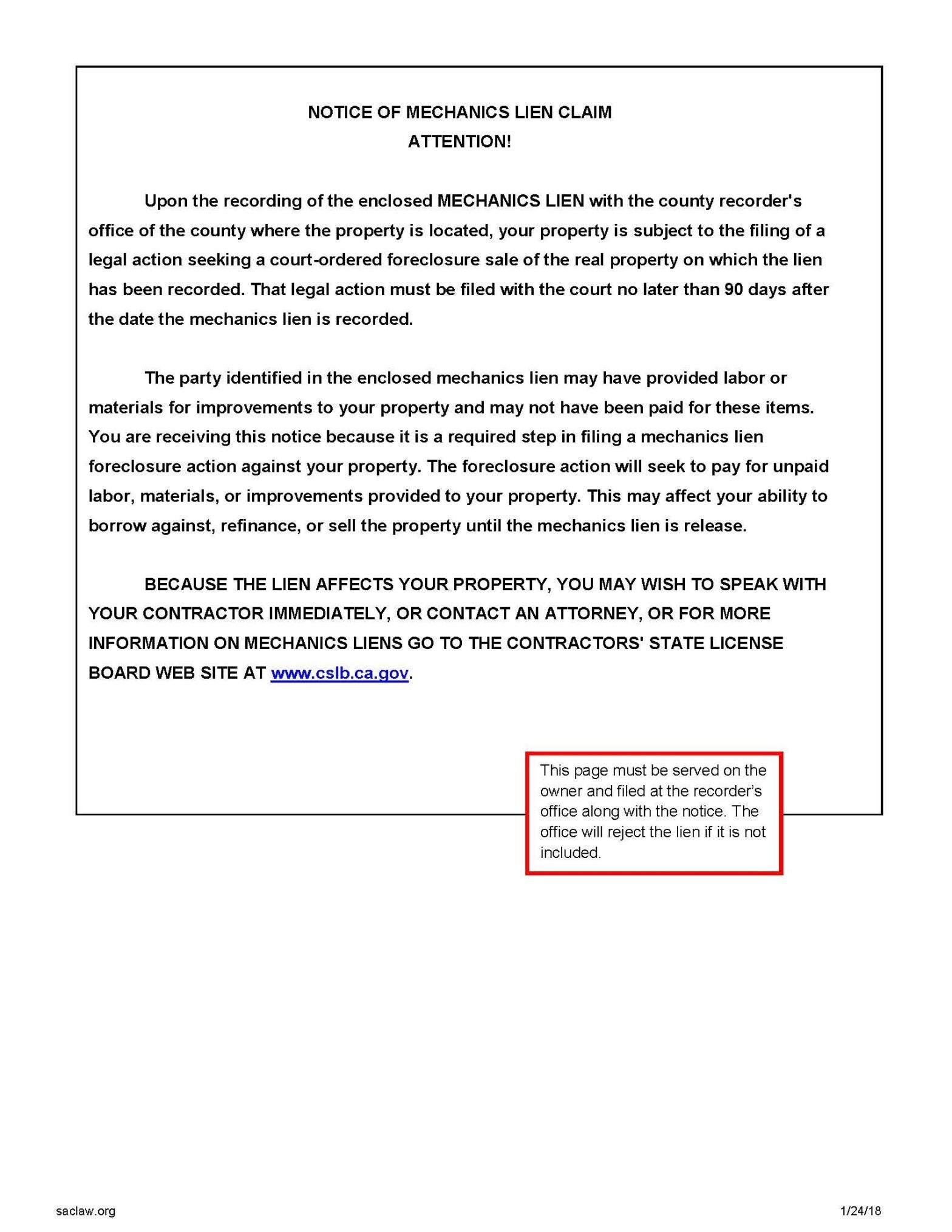 Mechanics Liens: Placing and Releasing Contractors Claims - Step by ...