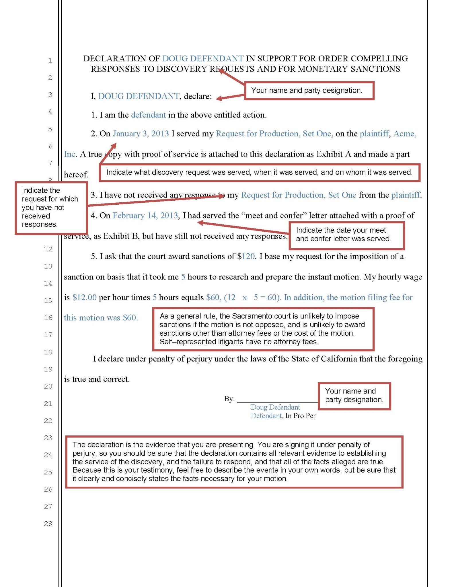 Motion to Compel Discovery Responses - Sacramento County Public Law Library