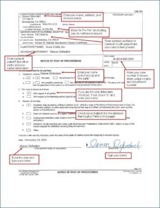 Notice of Automatic Stay - Sacramento County Public Law Library