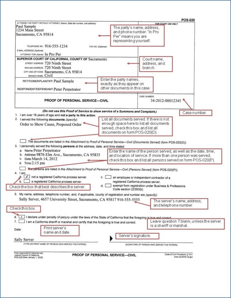 Personal Service - Sacramento County Public Law Library