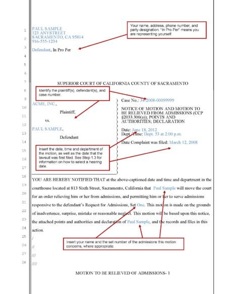 Relief from Admissions - Sacramento County Public Law Library