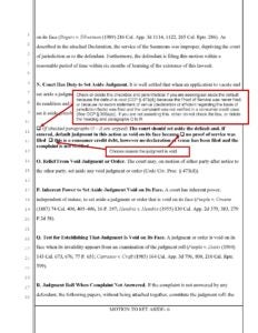 Motion to Set Aside (Relief from Default Judgment) - Sacramento County ...