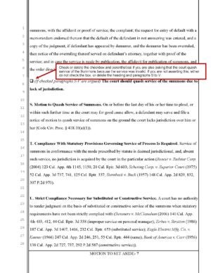 Motion to Set Aside (Relief from Default Judgment) - Sacramento County ...