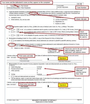Request a Default Judgment by Court - Sacramento County Public Law Library