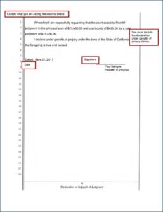 Request a Default Judgment by Court - Sacramento County Public Law Library