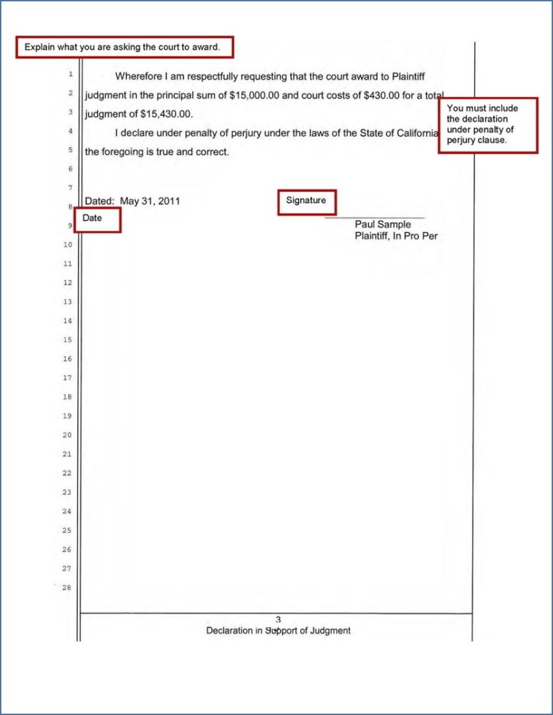 Request a Default Judgment by Court - Sacramento County Public Law Library