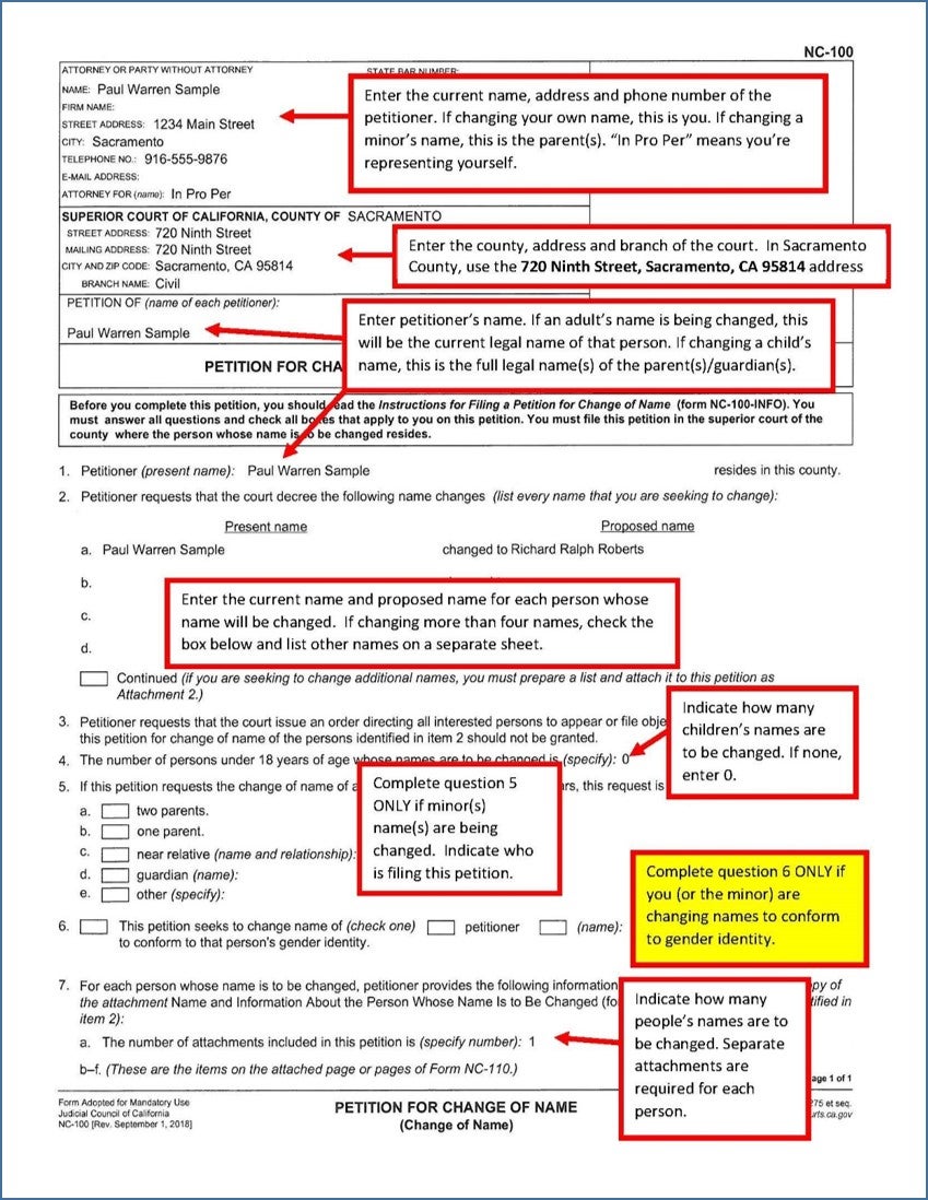 Understanding the Confidential Name Change Process in Sacramento ...
