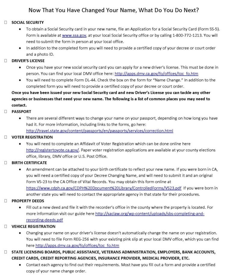 Understanding the Name Change Process in Sacramento - Sacramento County ...