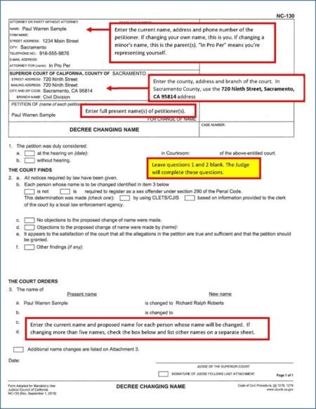 Understanding the Name Change Process in Sacramento - Sacramento County ...