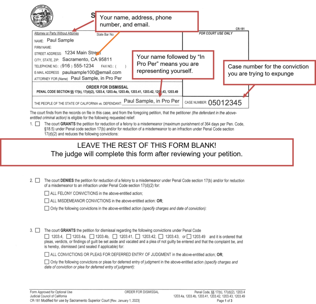 Expungement (Cleaning up a Criminal Record): Understanding Sacramento ...