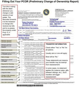 Tips for the PCOR - Preliminary Change in Ownership Report - Sacramento ...
