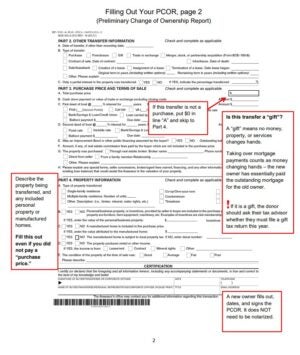 Tips for the PCOR - Preliminary Change in Ownership Report - Sacramento ...
