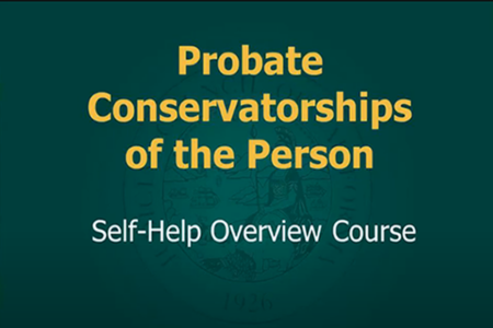 Conservatorship of an Adult - Person and Estate - Sacramento County ...