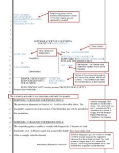 Discovery: Responding to Requests for Production or Inspection ...