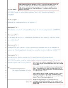 Discovery: Special Interrogatories - Sacramento County Public Law Library