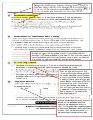 Civil Harassment Restraining Order - Sacramento County Public Law Library