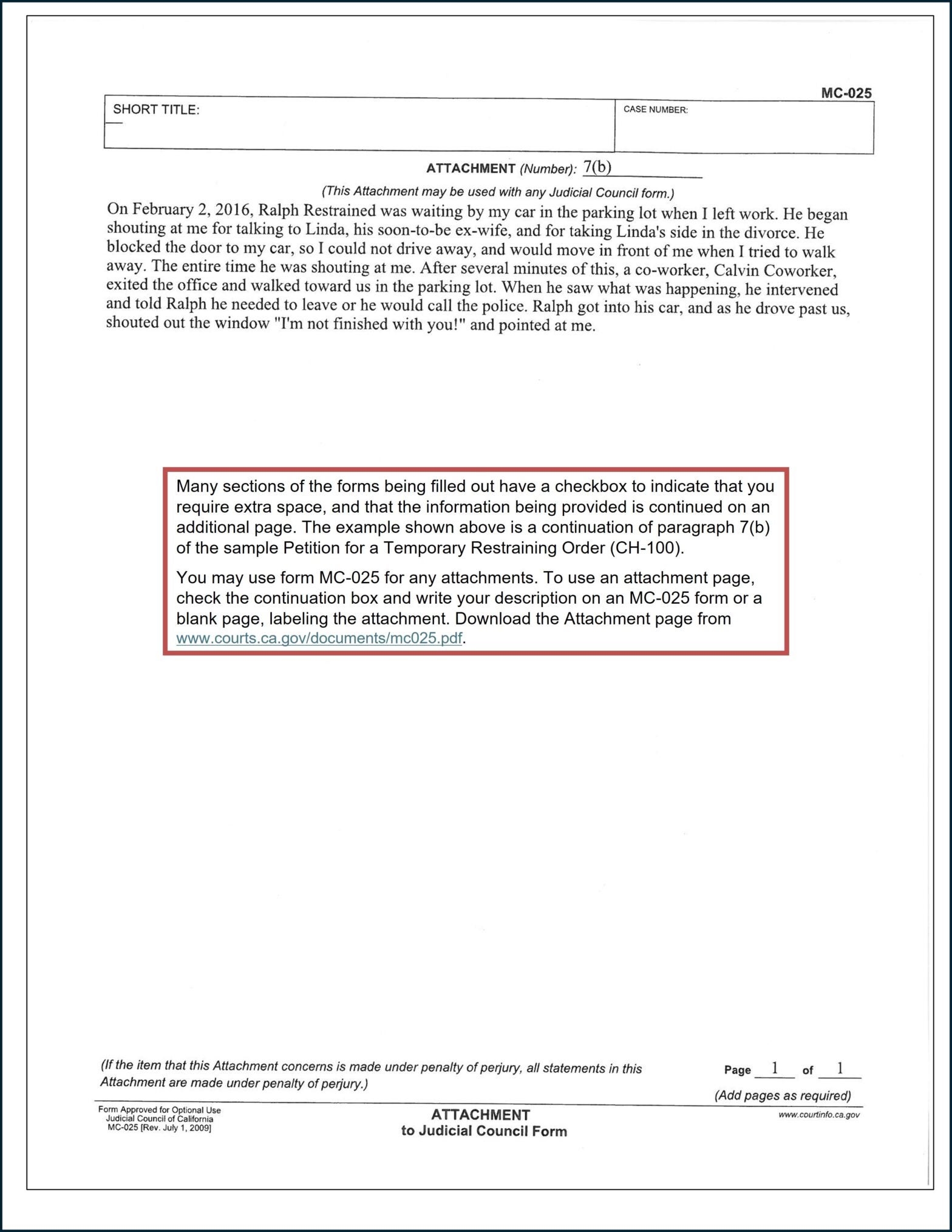 Civil Harassment Restraining Order - Sacramento County Public Law Library