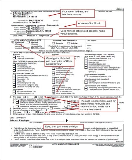 Filing A Notice of Appeal of a Labor Commissioner Decision - Sacramento ...