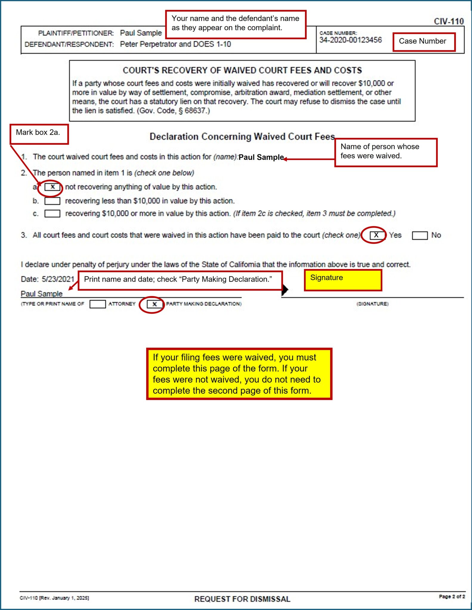 Request a Default Judgment by Clerk - Sacramento County Public Law Library